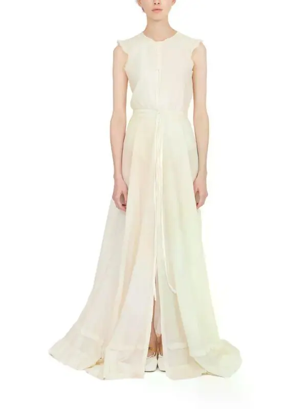 MAISON MARGIELA Cotton Gown - Neutrals
