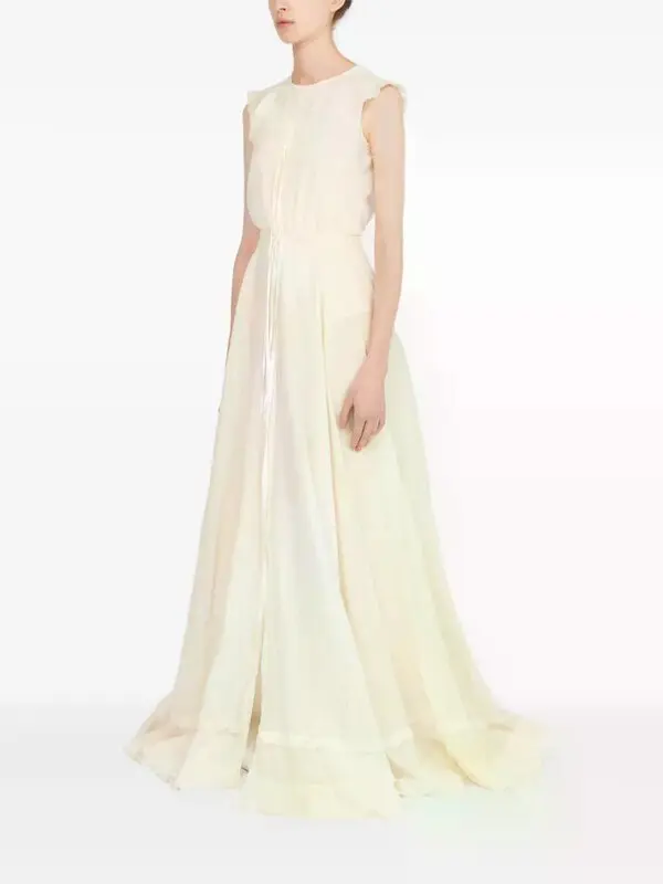 MAISON MARGIELA Cotton Gown - Neutrals