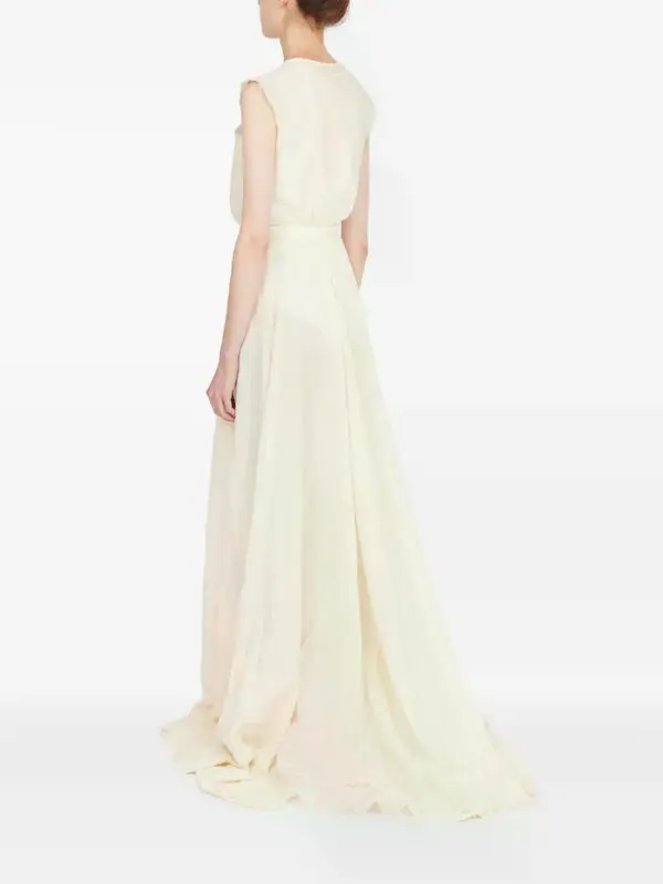 MAISON MARGIELA Cotton Gown - Neutrals