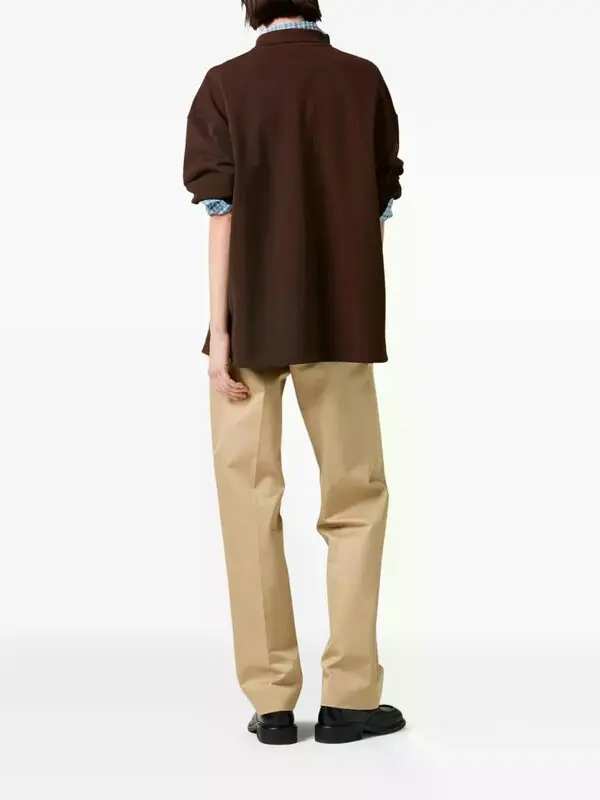 Miu Miu Cotton Piqué Polo Shirt