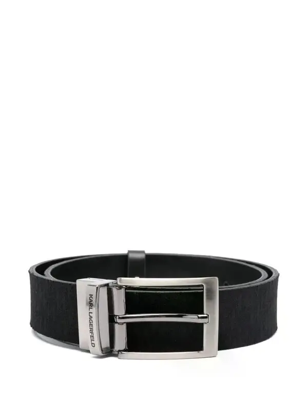 Karl Lagerfeld Reversible Belt - Black
