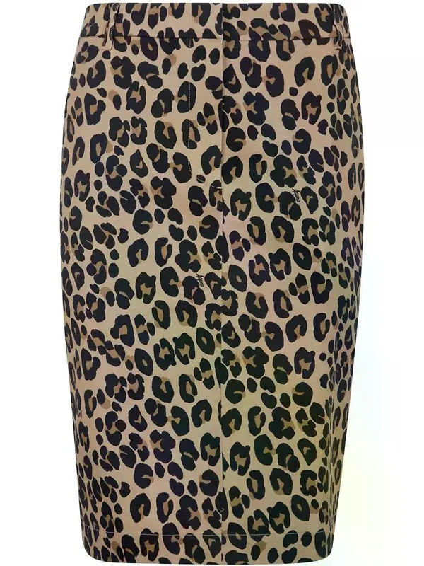 Aspesi Leopard-print Skirt