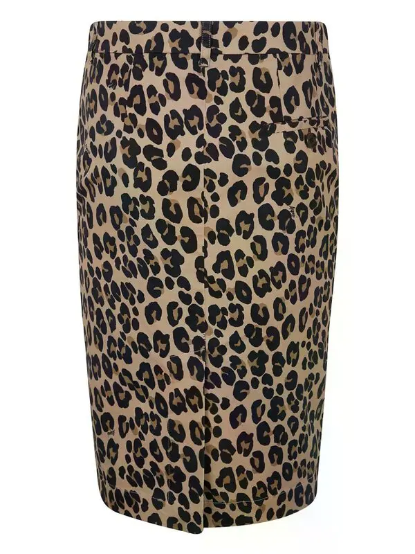Aspesi Leopard-print Skirt