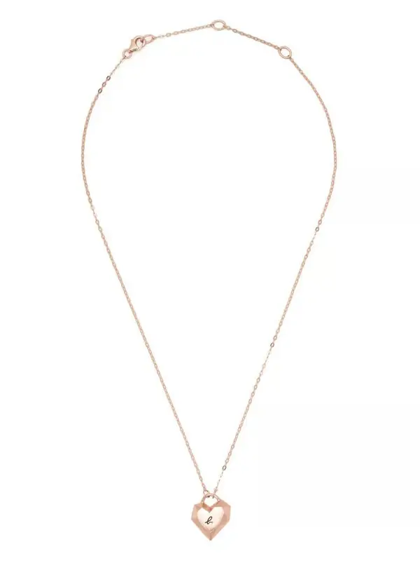 AGNÈS B. Double-side Heart Necklace - Pink