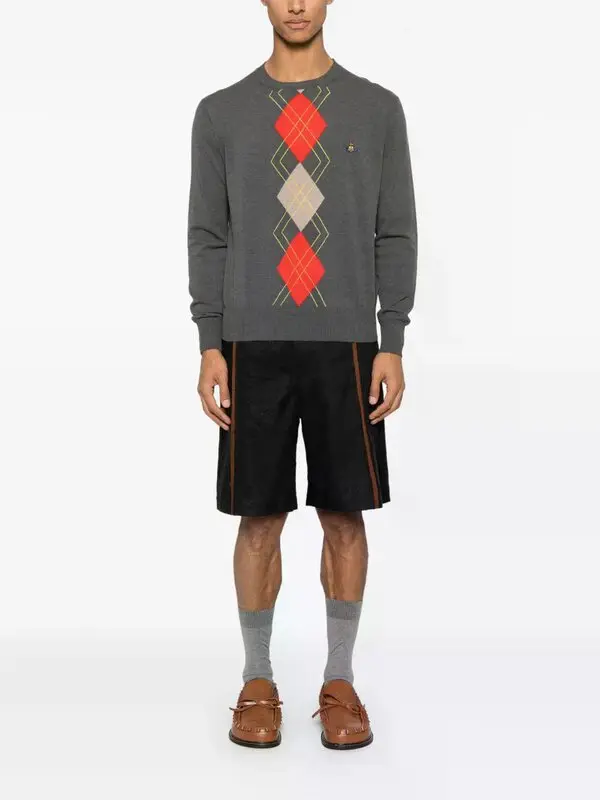 VIVIENNE WESTWOOD Argyle-pattern Sweater