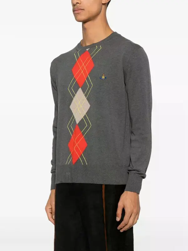 VIVIENNE WESTWOOD Argyle-pattern Sweater