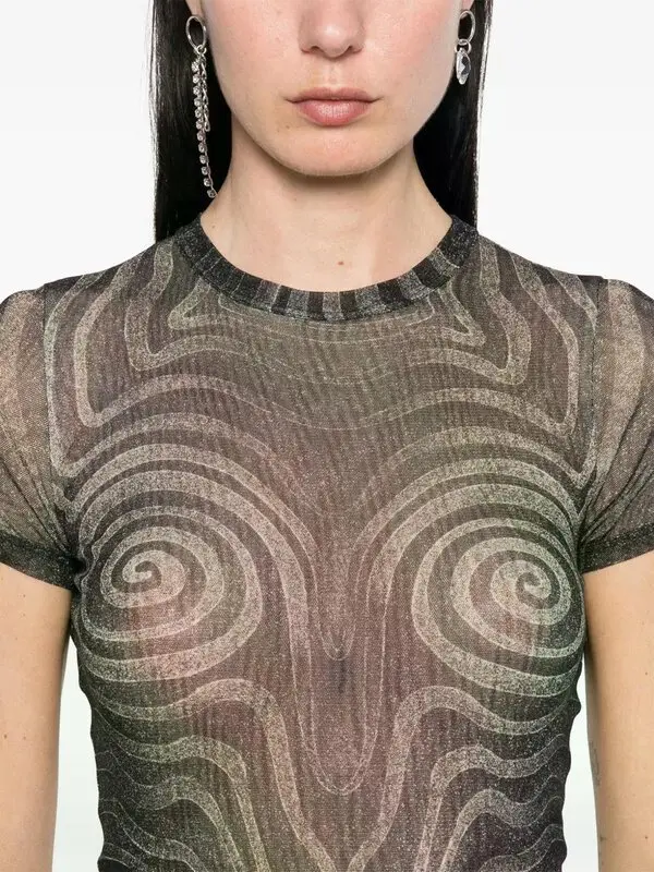 JEAN PAUL GAULTIER Spiral Mini Dress