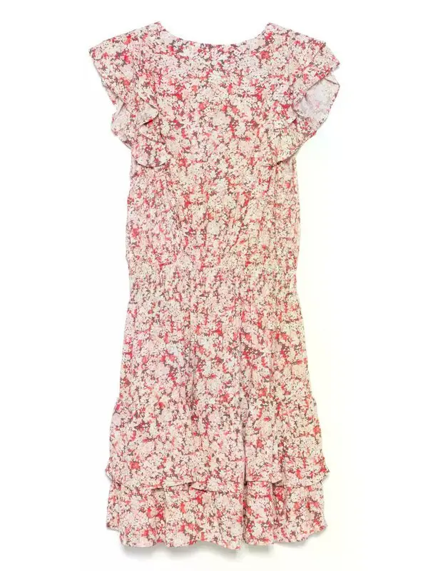Dkny Floral-print Mini Dress