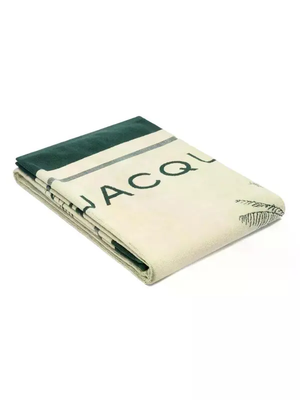 Jacquemus Logo-jacquard Beach Towel - Neutrals