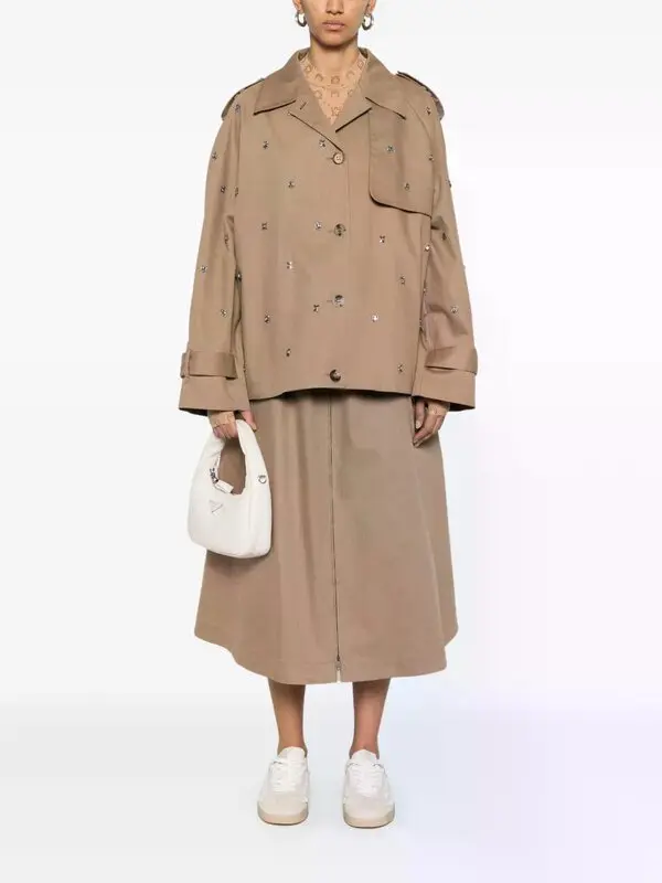 GOLDEN GOOSE Embellished Oversized Trench Coat