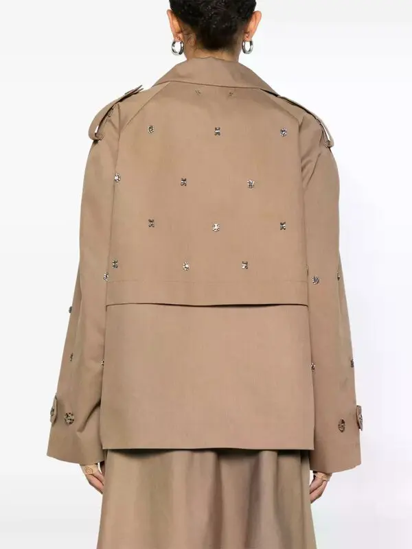GOLDEN GOOSE Embellished Oversized Trench Coat