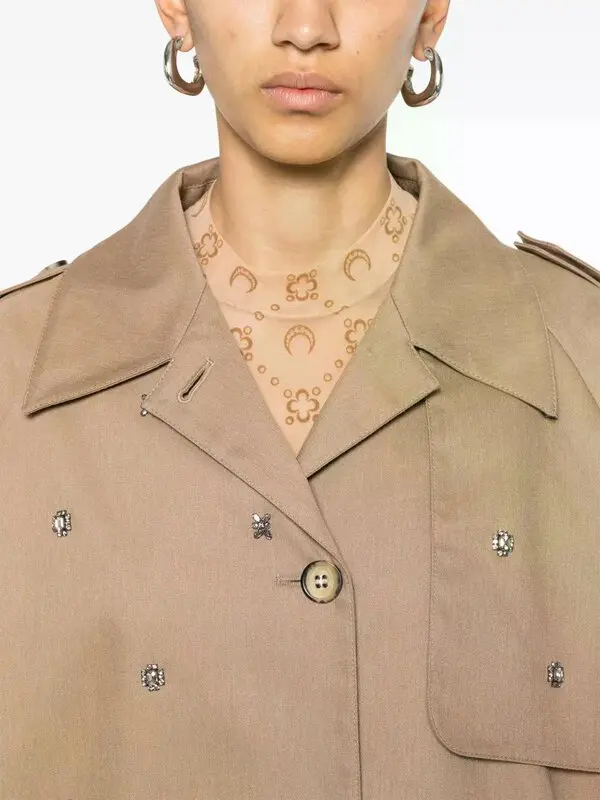 GOLDEN GOOSE Embellished Oversized Trench Coat