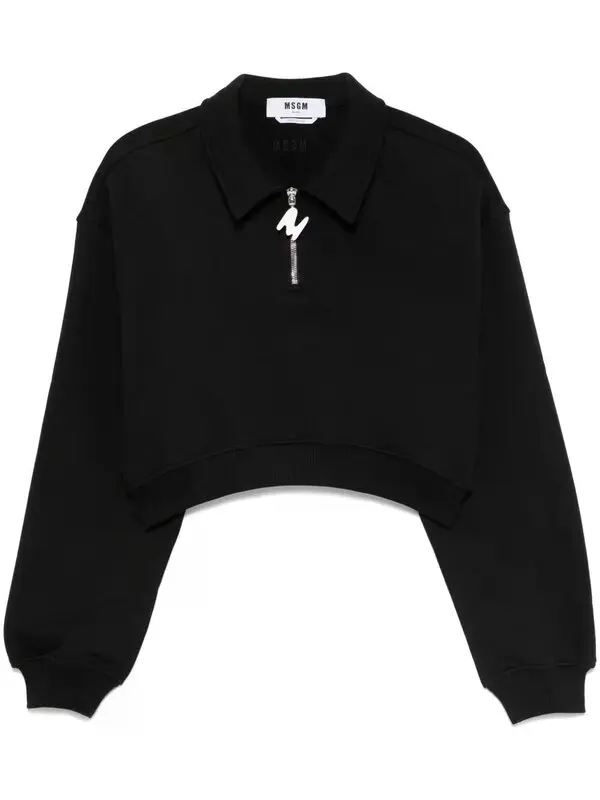 MSGM Cropped Sweatshirt