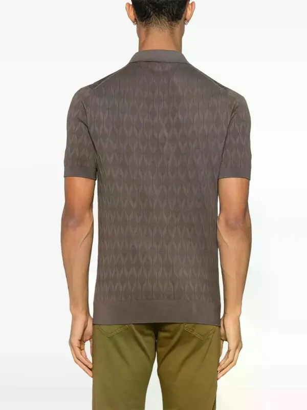 Fedeli Rumba Polo Shirt - Brown