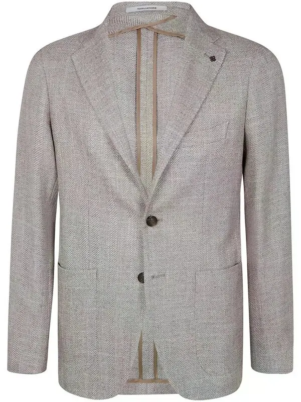 Tagliatore Single-breasted Blazer - Grey