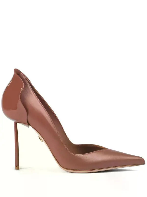 LE SILLA 100mm Petalo Pumps - Brown