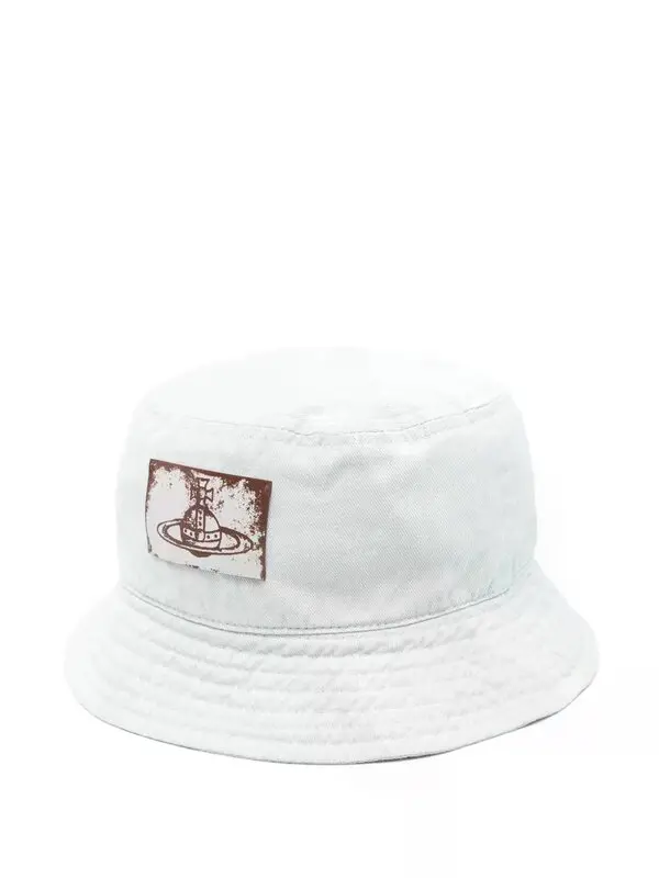 VIVIENNE WESTWOOD Orb Patch Bucket Hat - Blue