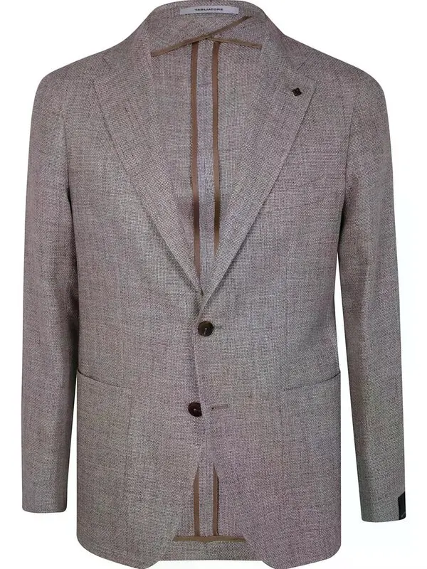 Tagliatore Silk Blazer - Grey