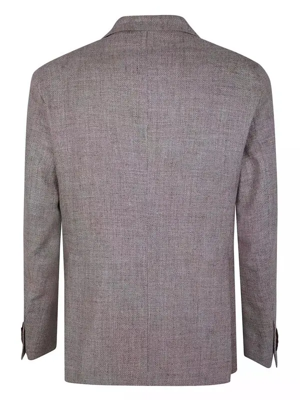 Tagliatore Silk Blazer - Grey