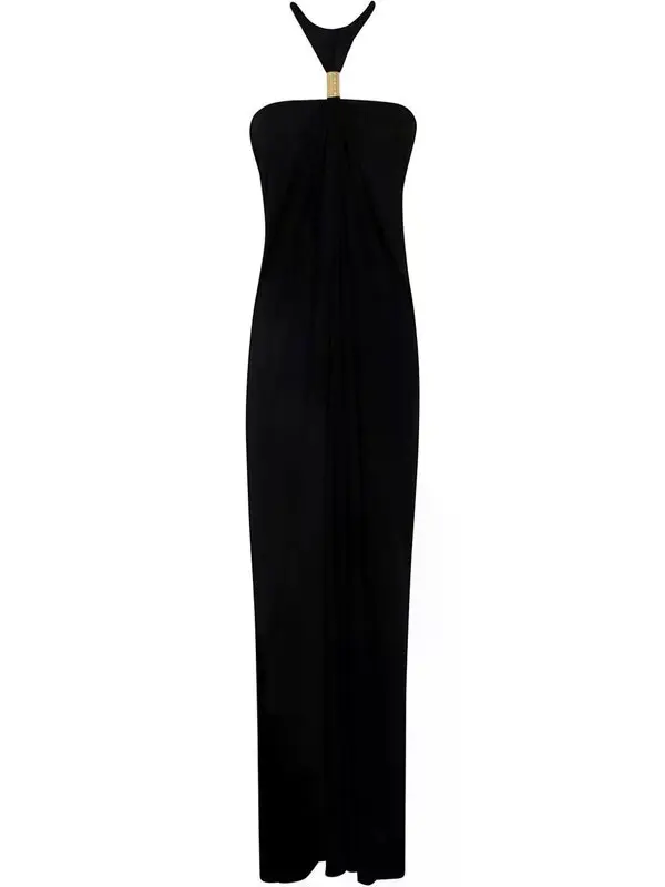 TOM FORD Halterneck Midi Dress - Black