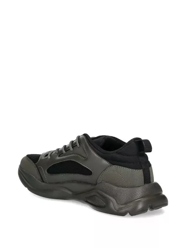 Hugo Mesh-panelled Sneakers - Green