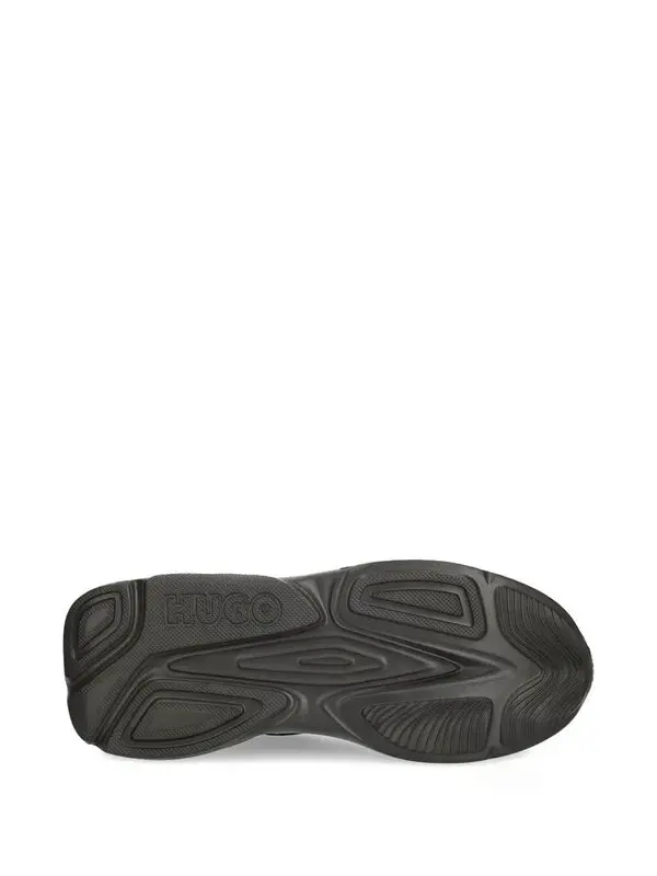 Hugo Mesh-panelled Sneakers - Green