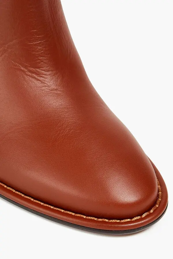 Zimmermann Embellished Leather Knee Boots