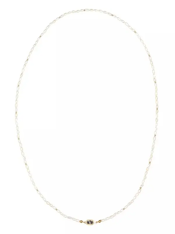 Valentino Garavani Ovalette Pearls Necklace