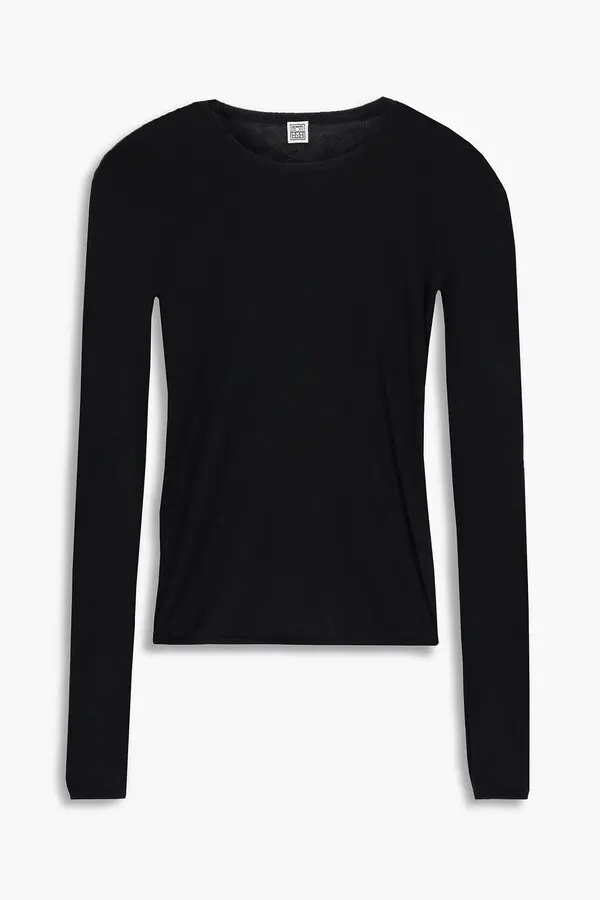 TOTEME Cashmere Sweater - Black