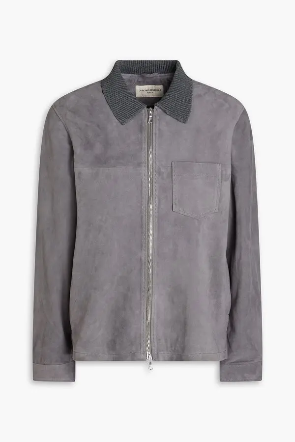 Officine Générale Selim Suede Jacket