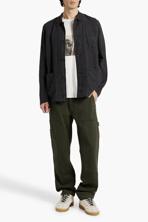 Rag & Bone Evan Linen Jacket - Black