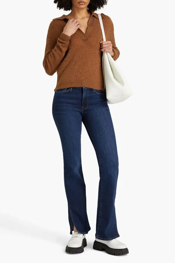 FRAME Mid-rise Bootcut Jeans