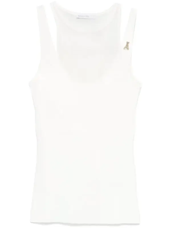 Patrizia Pepe Layered-effect Top - White