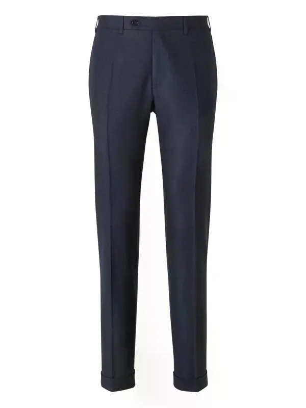 Canali Wool Trousers - Blue