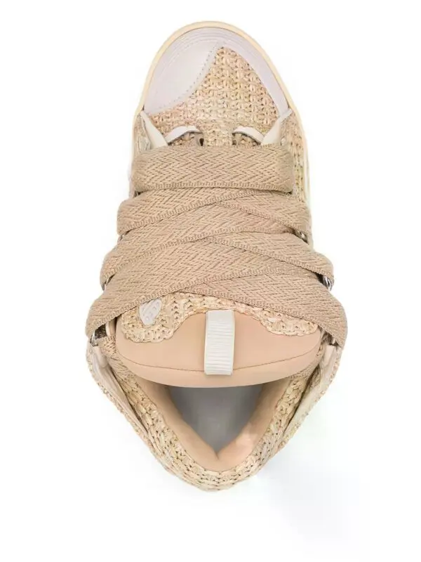 LANVIN Curb Sneakers - Neutrals
