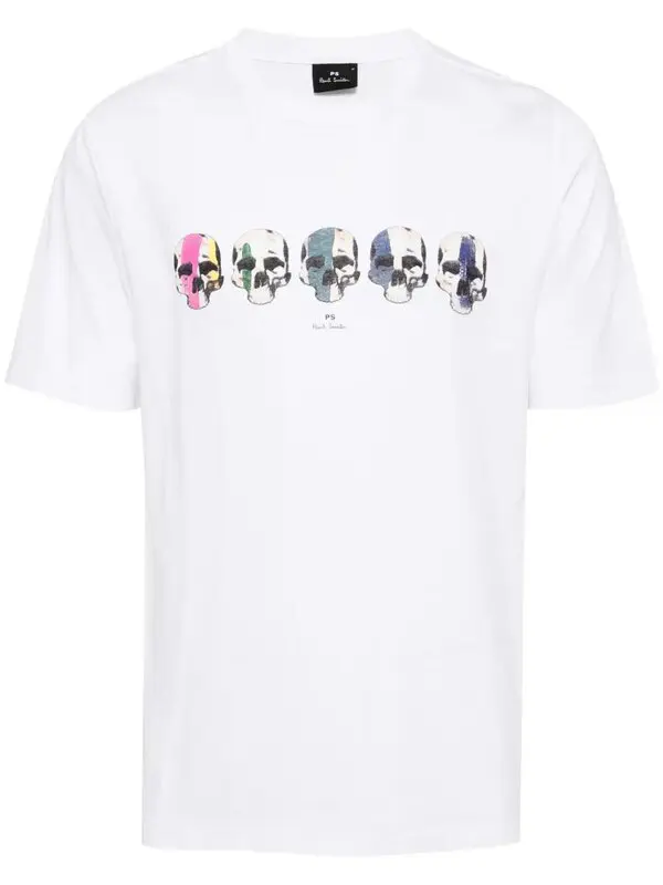 Paul Smith Skulls-print T-shirt - White