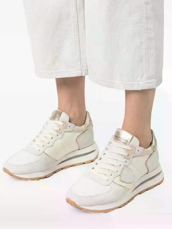 Philippe Model Tropez Haute Sneakers - Neutrals
