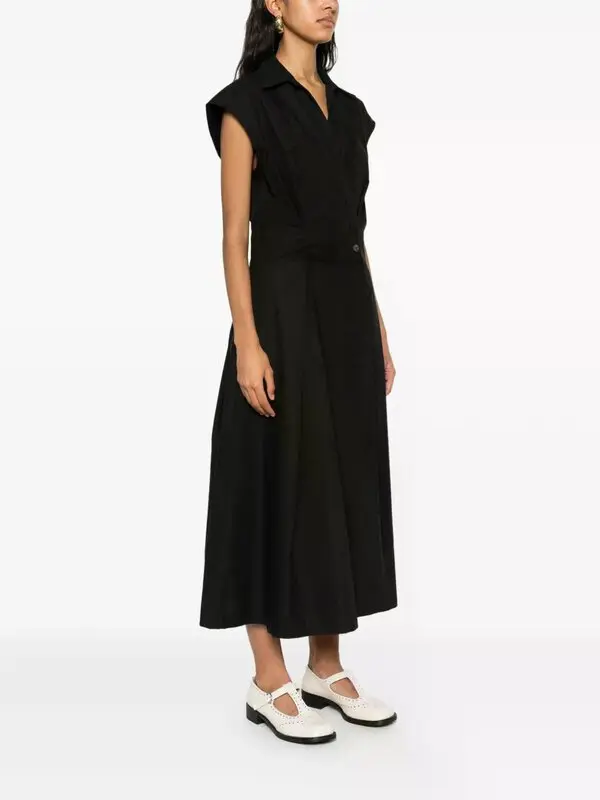 A.p.c. Athéna Midi Dress - Black