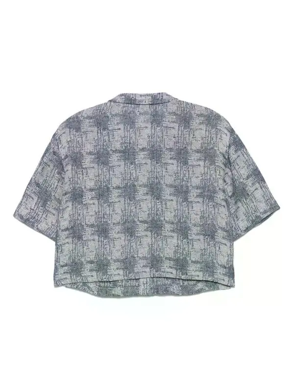 Emporio Armani Patterned Jacquard Shirt