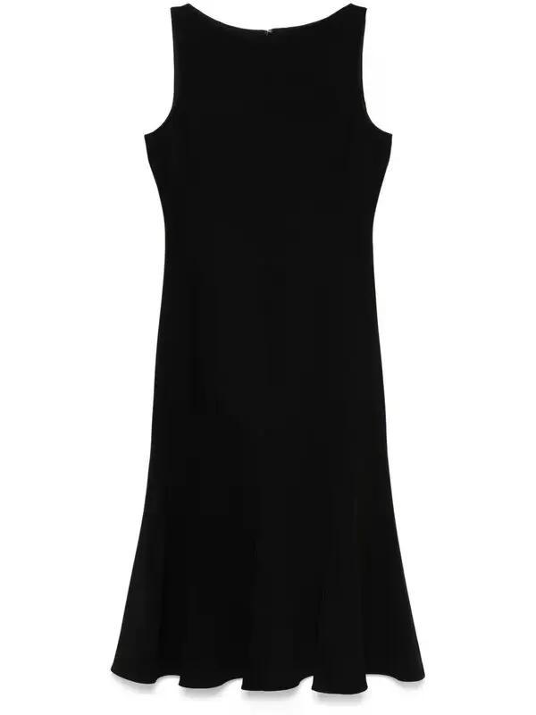 chinese dress ladies Blind Love Lace Ruffled Midi Dress in Black main image 1