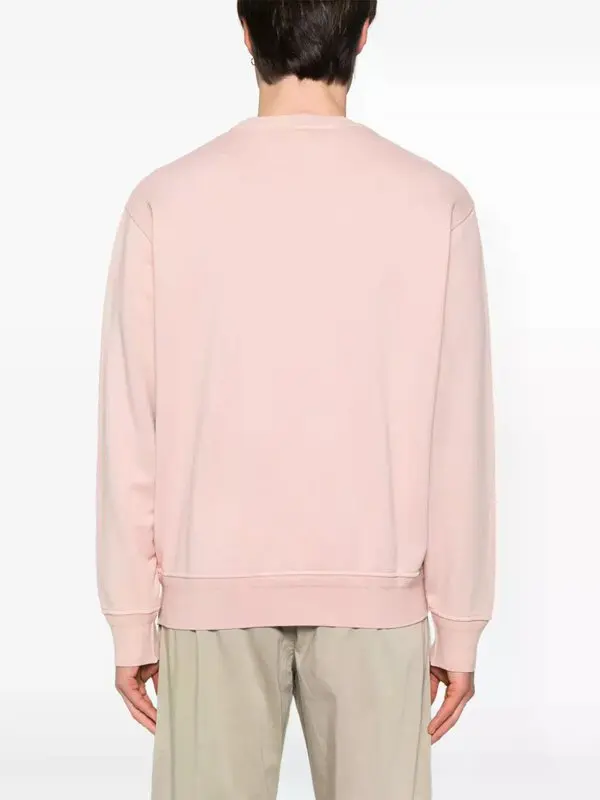 C.P. COMPANY Logo-embroidered Sweatshirt - Pink