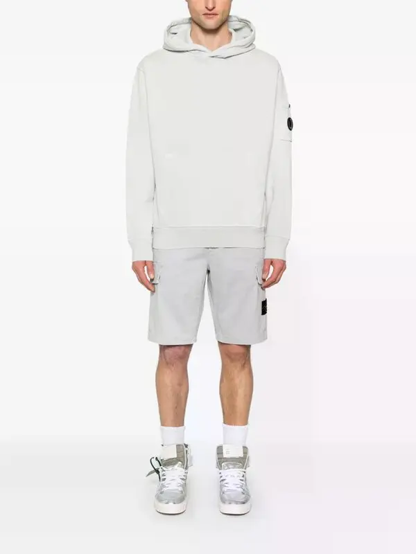 C.P. COMPANY Lens-detail Hoodie - Grey