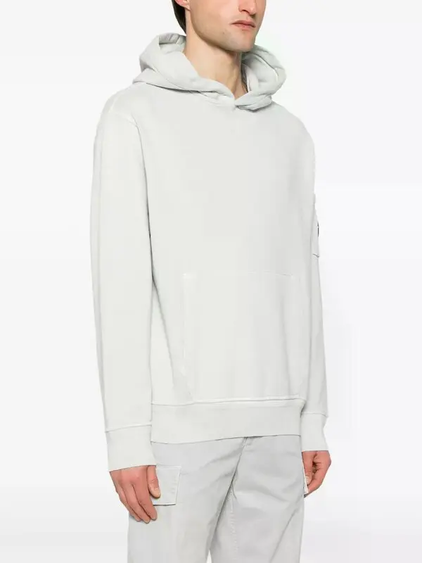 C.P. COMPANY Lens-detail Hoodie - Grey