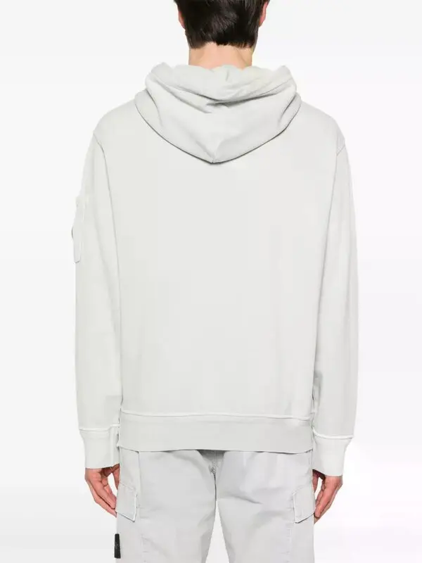 C.P. COMPANY Lens-detail Hoodie - Grey