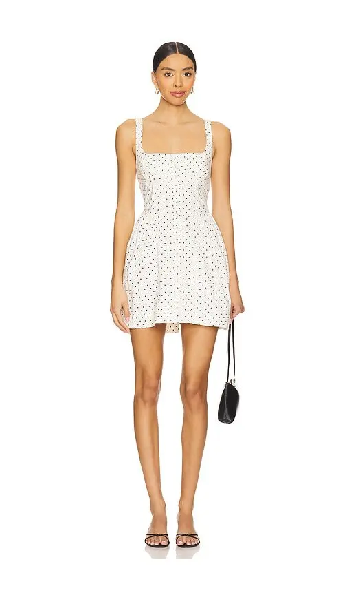 Free People Printed Astrid Mini Dress - Ivory