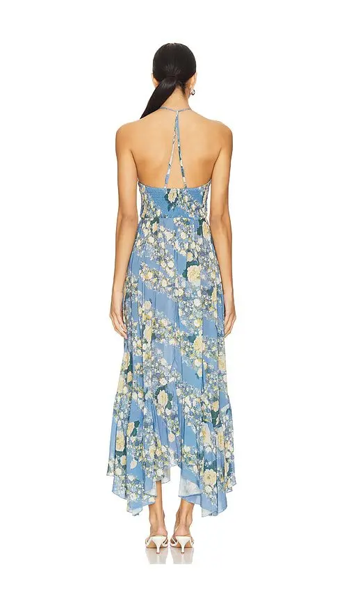 Free People Heat Wave Printed Maxi Dress