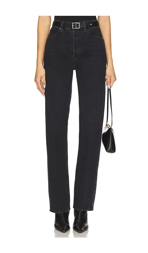 FRAME Vertical Straight Leg Jeans
