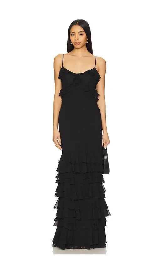 LOVERS AND FRIENDS Arles Gown - Black