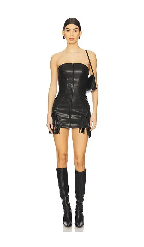 Superdown Riley Fringe Mini Dress