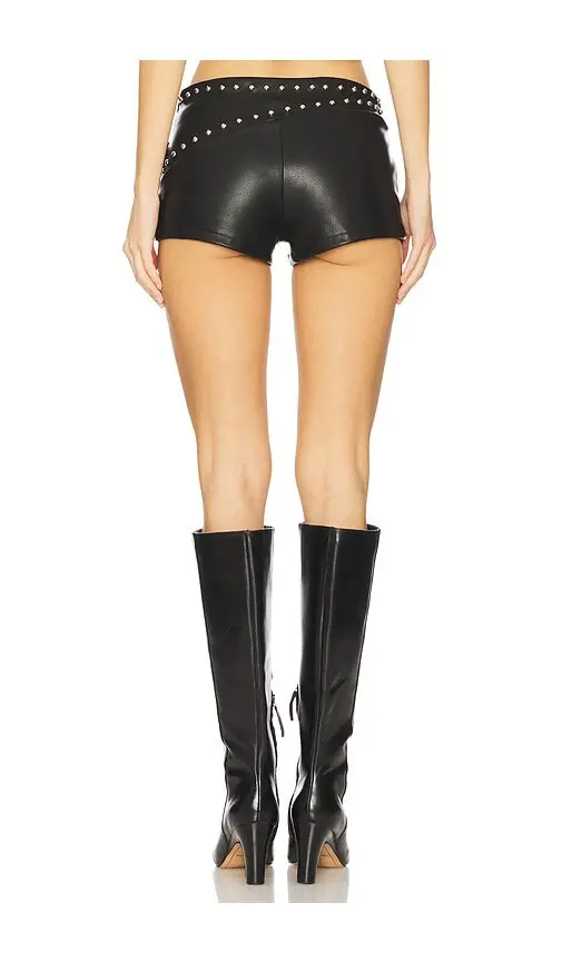 Superdown Melisa Faux Leather Short